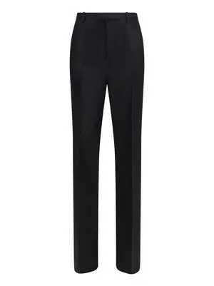 Gucci Silk Faille Tailored Pants - Black