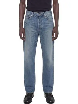 Saint Laurent Tapered High-rise Jeans - Blue