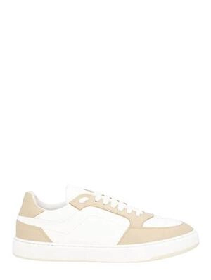 LIU •JO MAN LIU •JO MAN Low-Top Leather Sneakers Sand