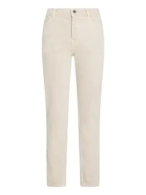 TOTEME Low-rise Tapered Jeans - Beige