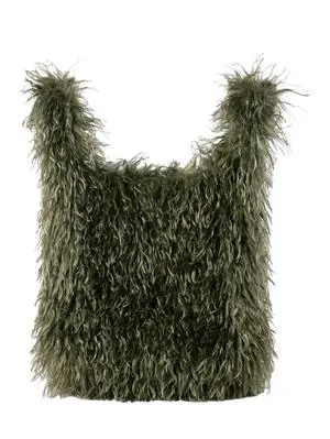 JAKKE Jakke Bertha Bag Faux Fur Green