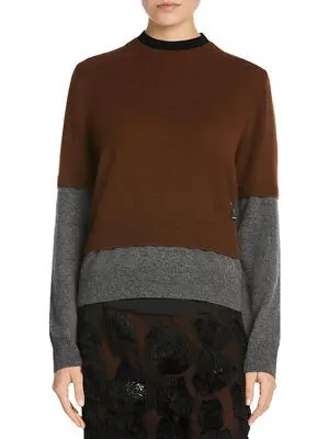 MARNI Marni Layered Cashmere High Neck Sweater