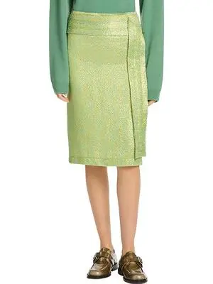 Marni Textured Pencil Skirt - Kiwi