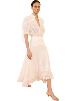 ULLA JOHNSON Ulla Johnson Violetta Cotton Skirt