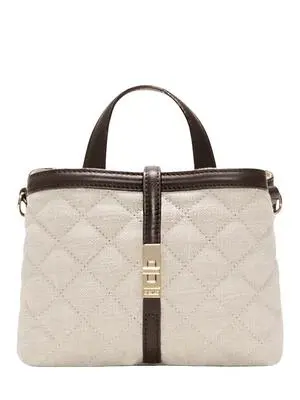 Mz Wallace Astor Quilted Top Handle Bag - Sandy Line