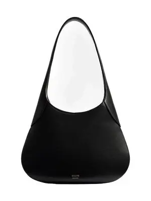 Khaite Joan Small Hobo Bag In Leather - Black