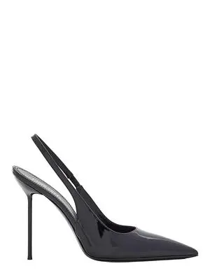 Paris Texas Paris Texas Lidia Slingback High Heel Shoes Black