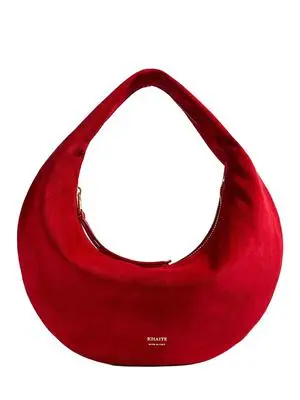 Khaite Olivia Mini Hobo Bag - Red