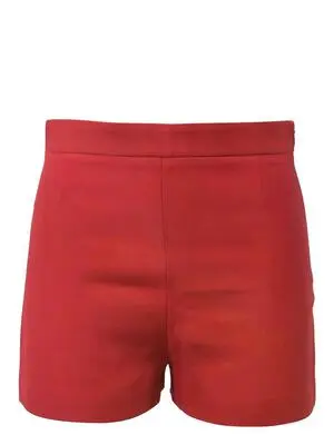 Valentino Garavani High-waisted Tailored Shorts - Red