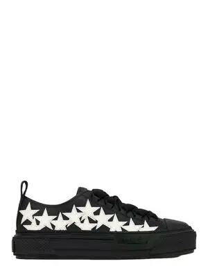 Amiri Stars Court Low Lace-up Sneakers - Black