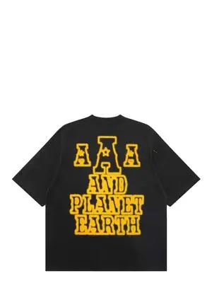 AAPE BY *A BATHING APE Logo-print Cotton T-shirt - Black