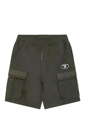 AAPE BY *A BATHING APE Logo-patch Cargo Shorts - Green