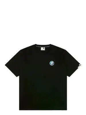AAPE BY *A BATHING APE Logo-print Cotton T-shirt - Black