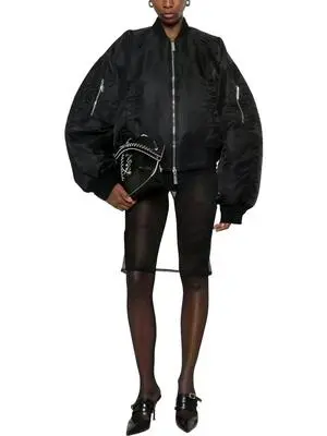 Matieres Fecales Zip-up Bomber Jacket - Black