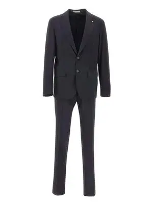 Corneliani Cc Collection Single-breasted Suit Blue