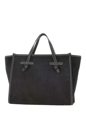 MARCELLA CLUB Missmarcella 32 Suede Tote Bag - Black