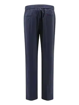 AMARANTO Drawstring-waist Trousers - Blue