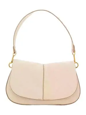 GIANNI CHIARINI Helena Round Shoulder Bag - Neutrals
