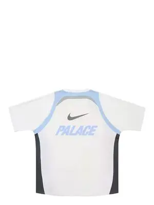 PALACE X Nike Logo-print Panelled T-shirt - White