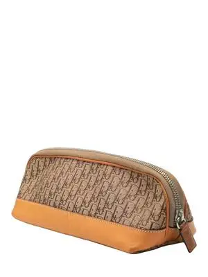 Dior Diorissimo Trotter Canvas Pouch - Brown