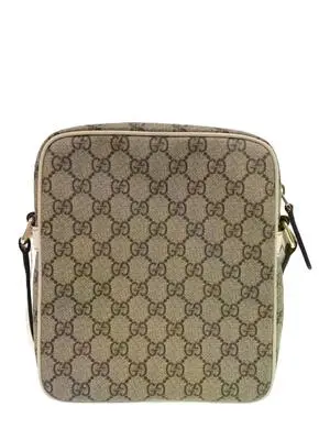 Gucci Gg Supreme Crossbody Bag - White