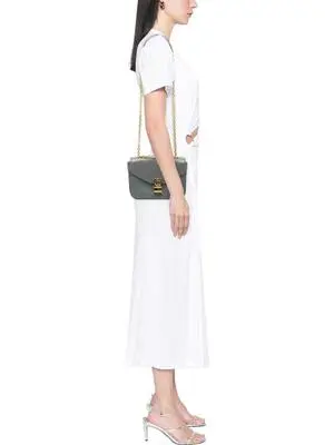 Celine Medium Calfskin C Crossbody Bag - Grey