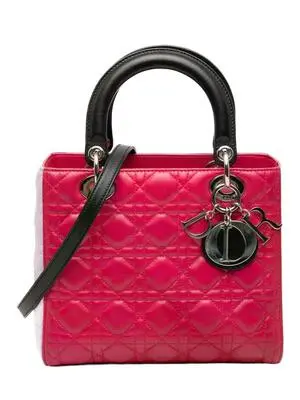 Dior Christian Dior Lady Dior Satchel Pink