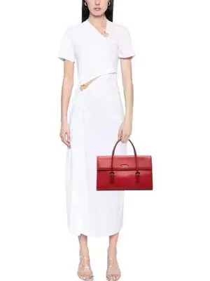 Burberry Leather Handbag - Red