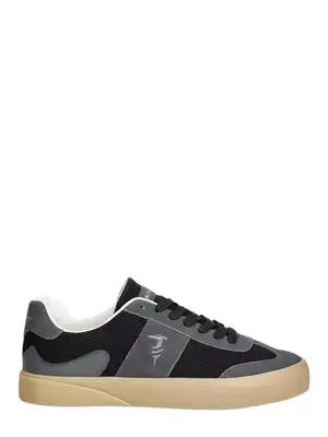 TRUSSARDI Panelled Lace-up Sneakers - Black