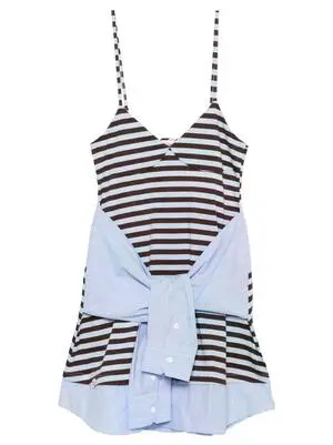CHARLES JEFFREY Merge Hug Mini Dress - Blue