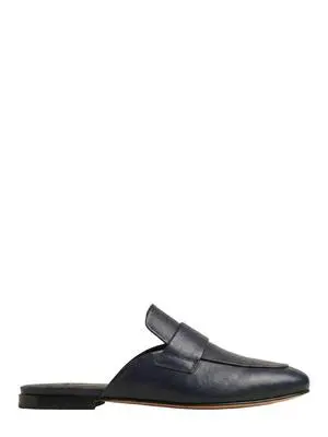 Officine Creative Blair 010 Leather Mules - Blue