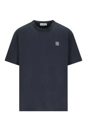 Stone Island Compass-patch T-shirt - Blue
