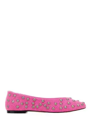 Gimaguas Canvas Ballerinas With Stud Embellishments - Pink