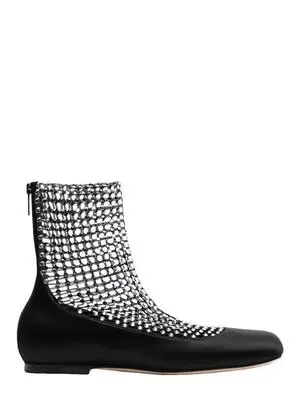 Rene Caovilla Galaxia Ballerina Boots - Black