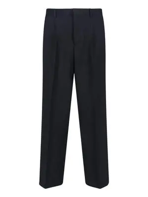 SUNFLOWER Tailored Straight-leg Trousers - Black