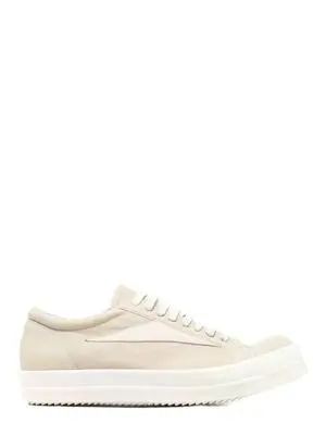 Rick Owens Contrast Panel Sneakers - Neutrals