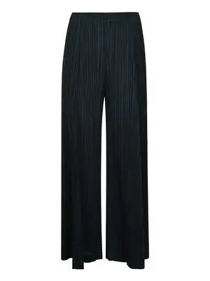 PLEATS PLEASE BY ISSEY MIYAKE Pleated Trousers - Dark Green