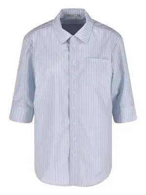 Paloma Wool Striped Oversized Shirt - White