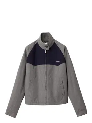 MIU MIU Miu Miu Gingham Check Blouson Jacket