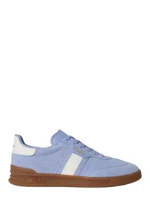 Polo Ralph Lauren Heritage Era Suede Striped Leather Sneakers - Blue