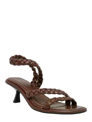 SOULIERS MARTINEZ Anaya Braided Sandals - Brown