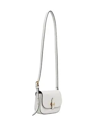 POLLINI Grained Logo-plaque Cross-body Bag - White