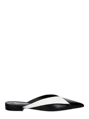 POLLINI Pollini Pointed-Toe Leather Mules