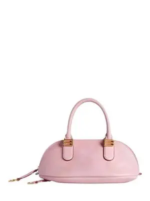 Balenciaga Bolero Leather Tote Bag - Pink