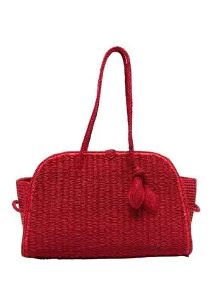 JACQUEMUS Jacquemus Woven Raffia Shoulder Bag