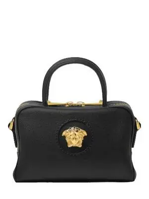 Versace La Medusa Mini Boston Bag - Black