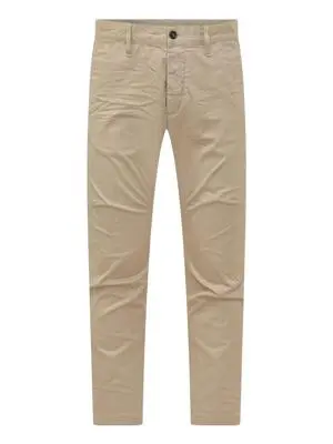 Dsquared2 Straight Leg Pants - Nude