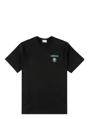 CHARLIE LUCIANO Illustration Back View Short-sleeve T-shirt - Black