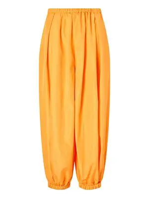 Tibi Waist Ankle Cuffed Trousers - Orange