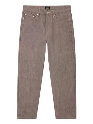 A.p.c. Martin Straight-leg Five-pocket Jeans - Gray